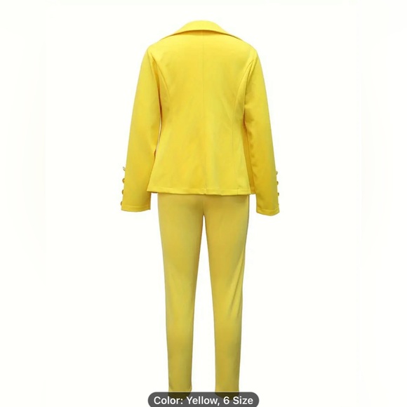 Temu | Pants & Jumpsuits | Chic Allseason Womens Suit Easycare ...